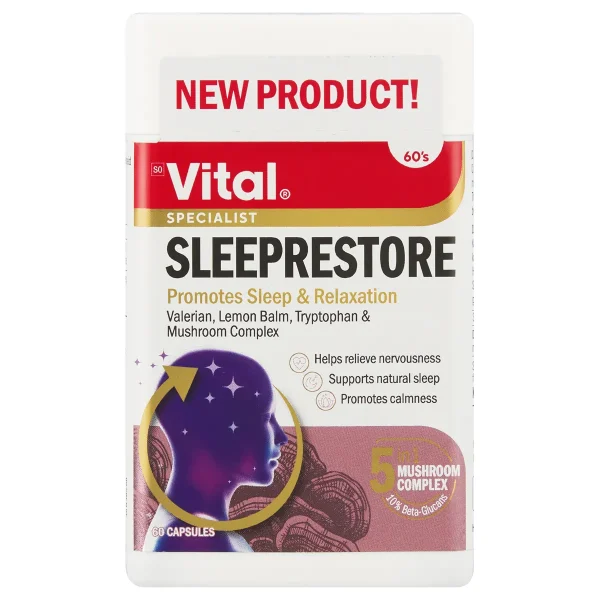 VITAL SLEEPRESTORE 60 CAPS - Sparkport Pharmacy